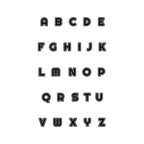 Double Fonts Vector Images (over 2,700)