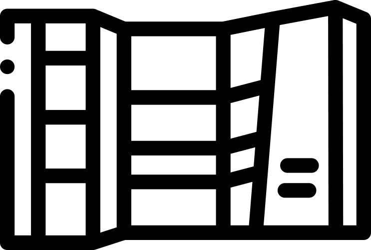 Ares icon thin linear style design isolated Vector Image