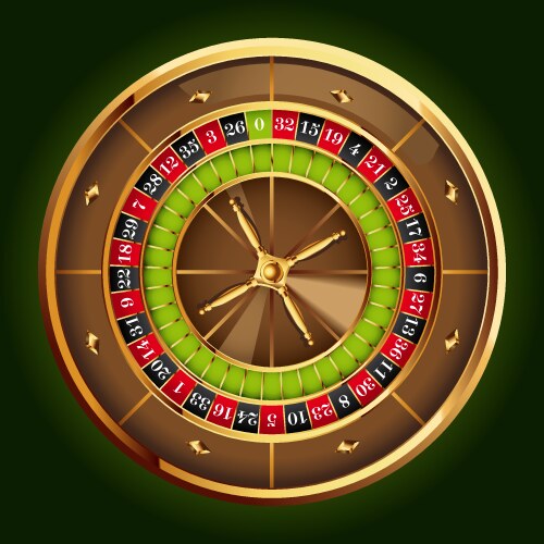 European roulette wheel Royalty Free Vector Image