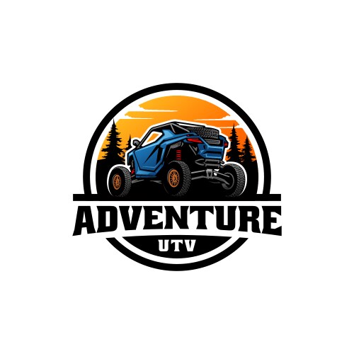 Atv extreme buggy racing sport Royalty Free Vector Image