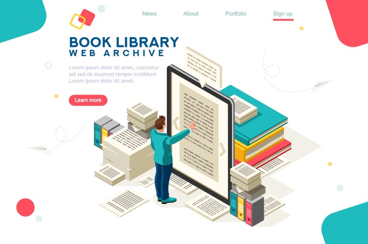 Book Store Banner Vector Images (over 4,400)