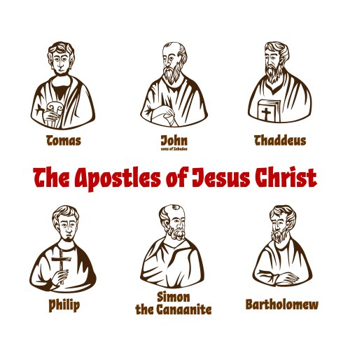 Jesus bundle Royalty Free Vector Image - VectorStock