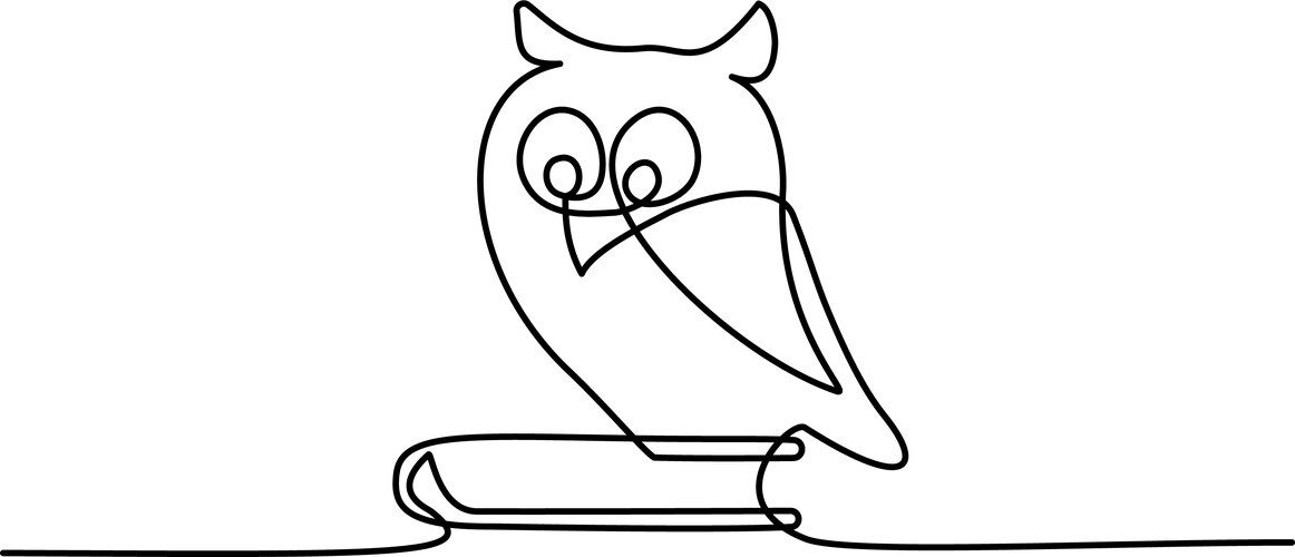 Line Drawing Owl Vector Images (over 6,200)