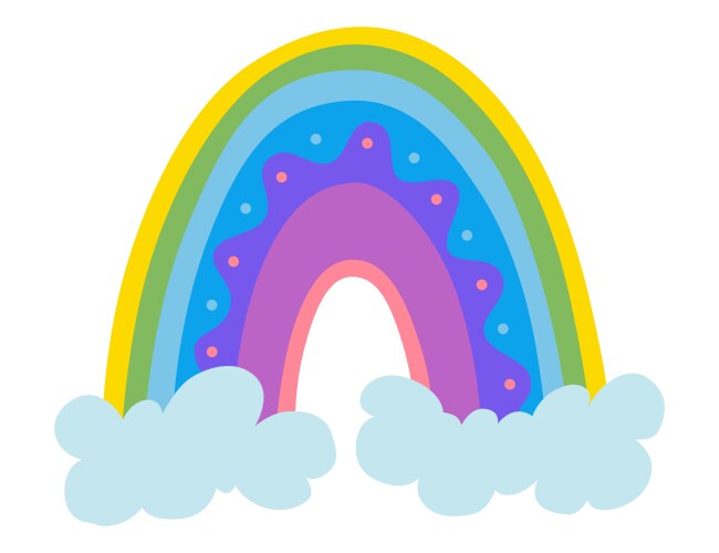 Rainbow Comic Vector Images (over 8,200)