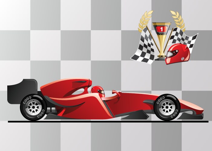Start light drag race Royalty Free Vector Image