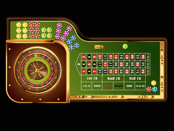 Roulette Table Layout Vector Images (over 200)