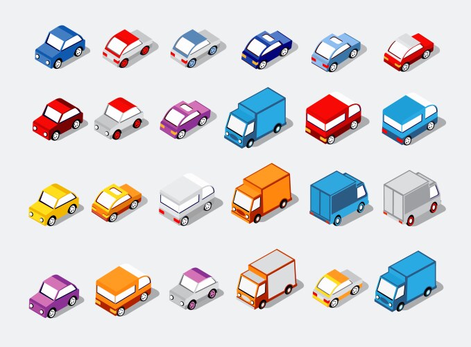 Isometric View Cars Vector Images (over 5,600)