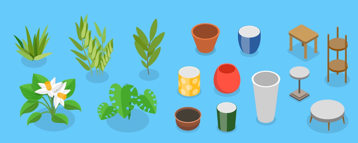 Isometric Plants Vector Images (over 49,000)