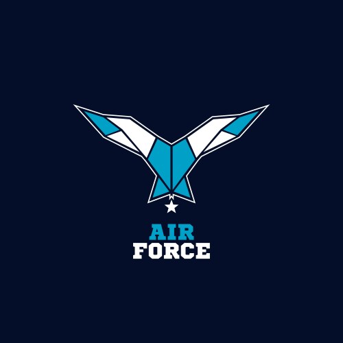 Air force logo Vector Images & Graphics for Commercial Use | VectorStock
