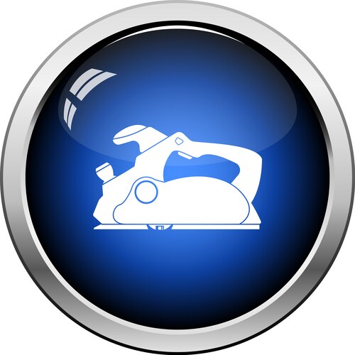 Electric planer icon Royalty Free Vector Image