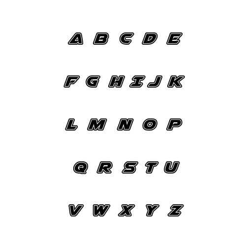 Double Fonts Vector Images (over 2,700)