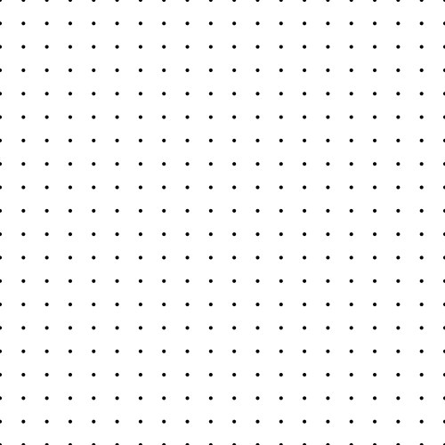 Dotted grid seamless pattern with dots Royalty Free Vector