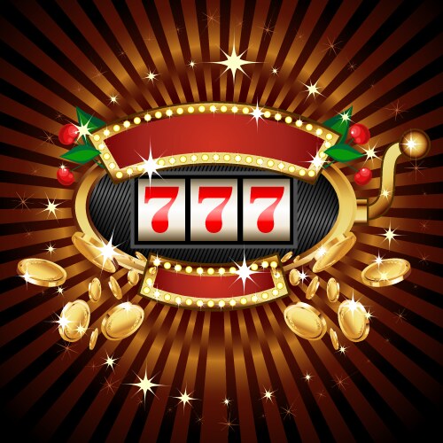 Slot machine Royalty Free Vector Image - VectorStock