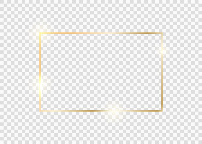 Gold border Vector Images & Graphics for Commercial Use | VectorStock