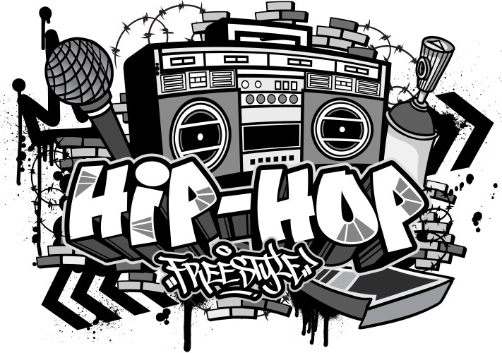 Graffiti Hiphop Vector Images (over 1,100)