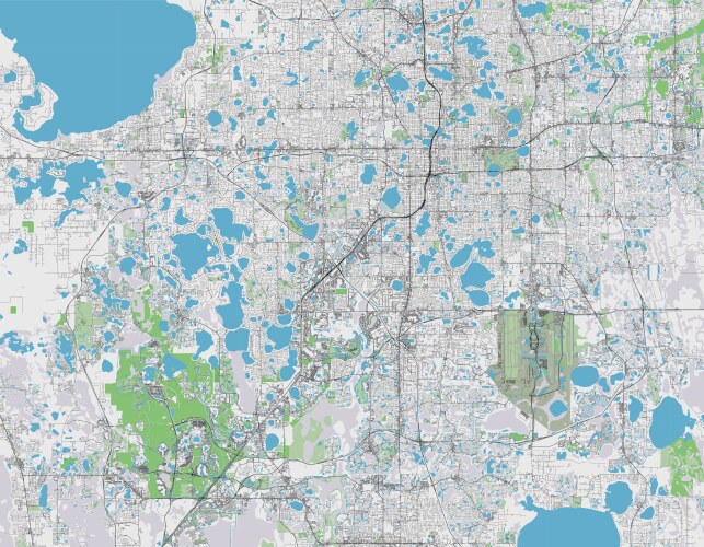 Highway Map of Us Vector Images (over 400)