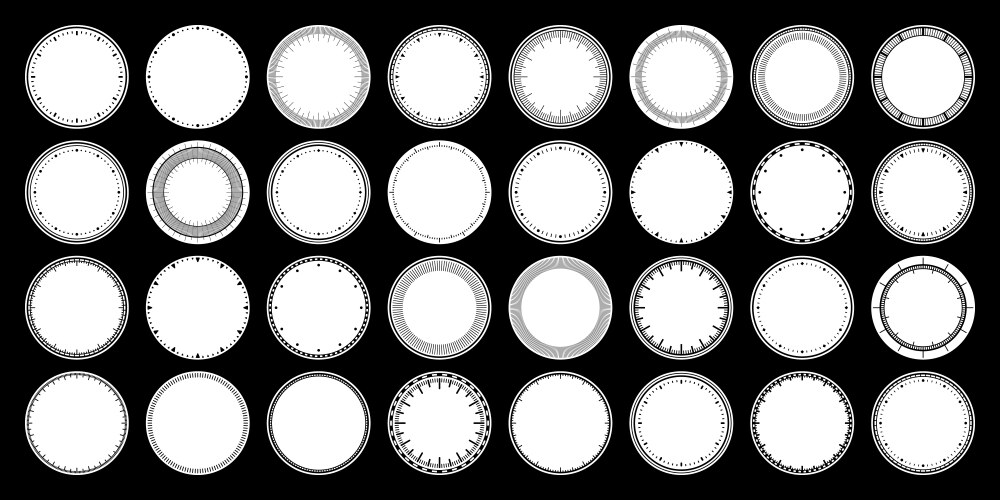 Blank Watch Face Vector Images (over 540)