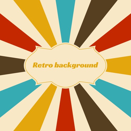 Vintage cover design template Royalty Free Vector Image