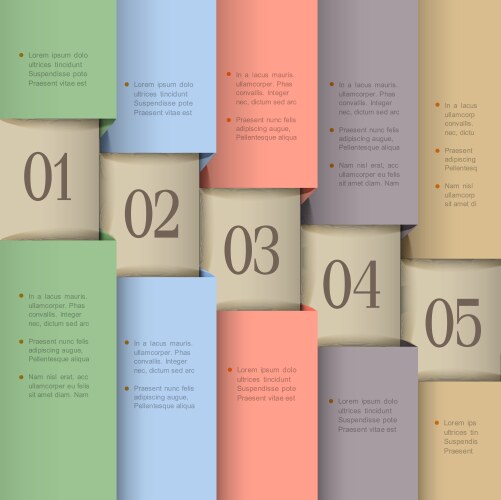 Torn paper number background Royalty Free Vector Image