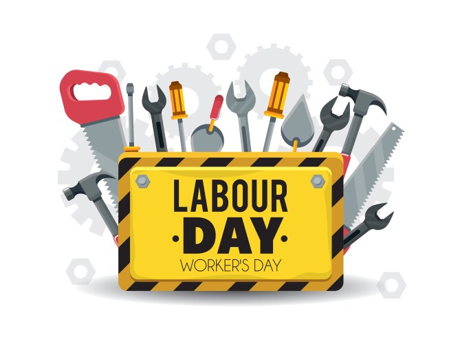 Professional employers to celebrate labour day Vector Image
