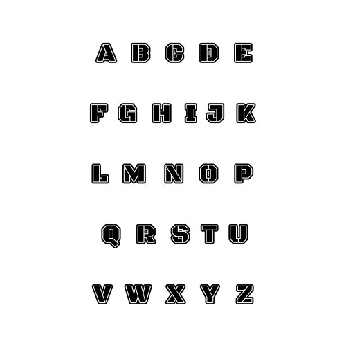 Double Fonts Vector Images (over 2,700)