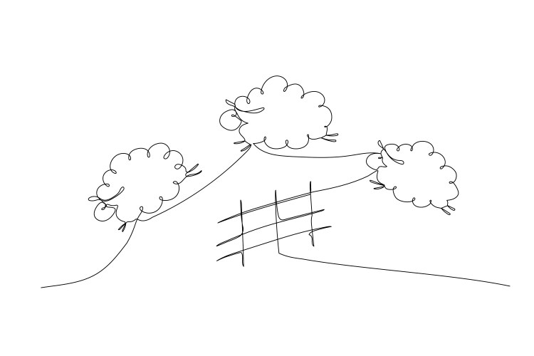 Jumping Sheep Vector Images (over 1,400)