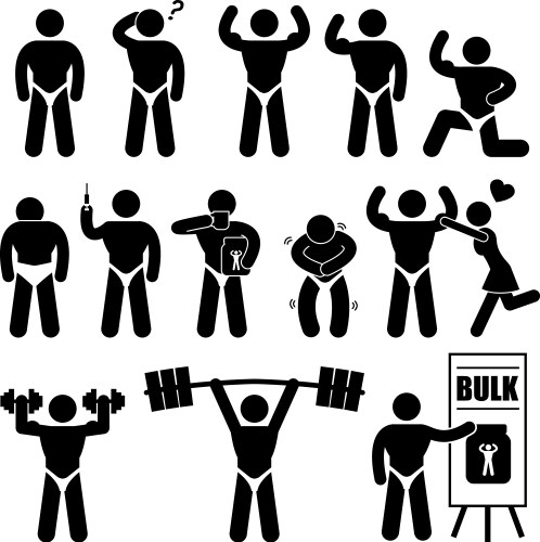Stick Figure Lifting Weights Vector Images (over 180)