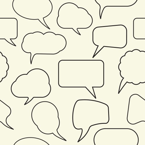 Comic Bubbles Set Royalty Free Vector Image Vectorstock