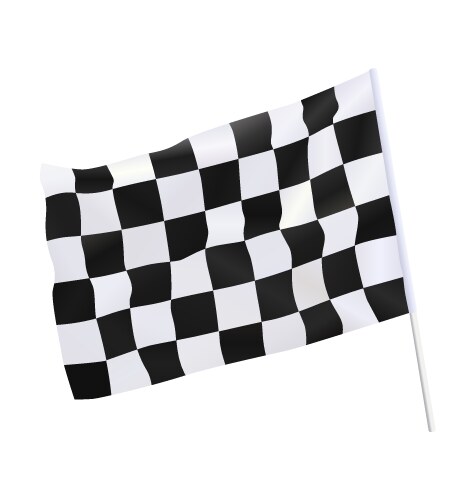 Finish flag icon simple style Royalty Free Vector Image