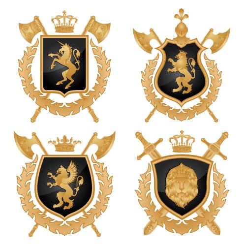 Heraldic Animals Vector Images (over 14,000)