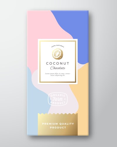 Box packaging design Royalty Free Vector Image