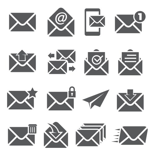 Email Logo Black and White Vector Images (over 2,400)