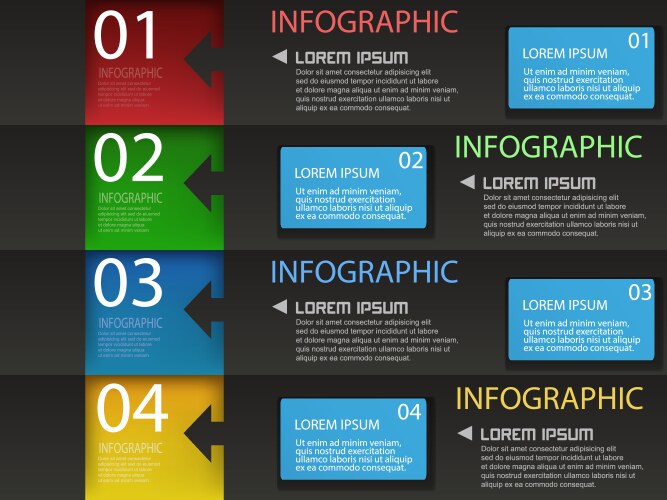 Infograhic modern design template Royalty Free Vector Image