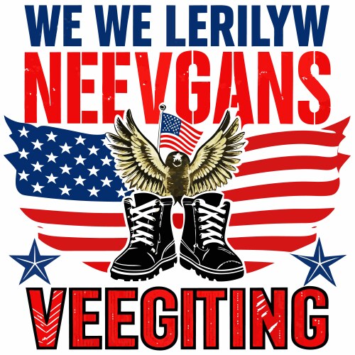 American veteran us maps boots and weapon Vector Image