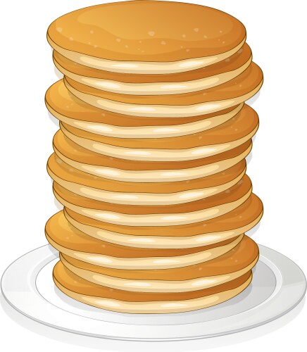 Pancake Cartoon Vector Images (over 5,900)
