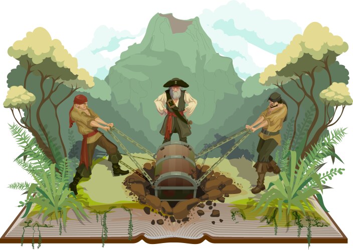 Book Treasure Vector Images (over 3,100)