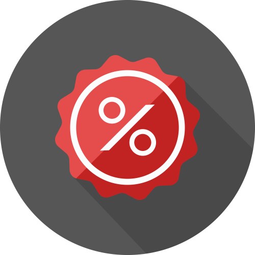 Discount price off tags set sale labels Royalty Free Vector