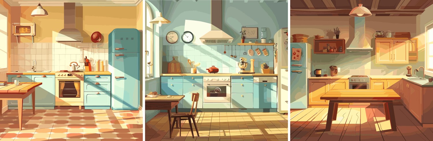 Kitchen Cartoon Vector Images (over 130,000)