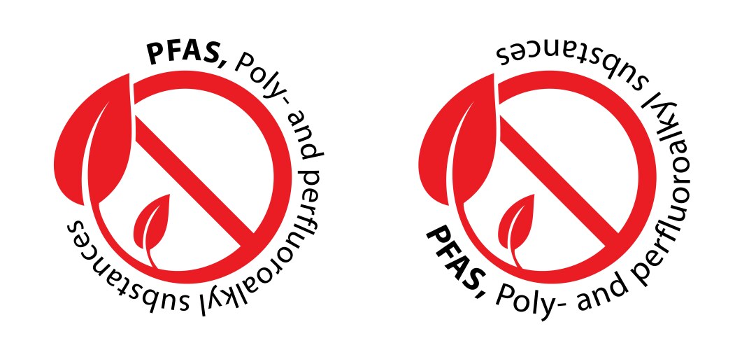 Per- and polyfluoroalkyl substancess pfas Vector Image