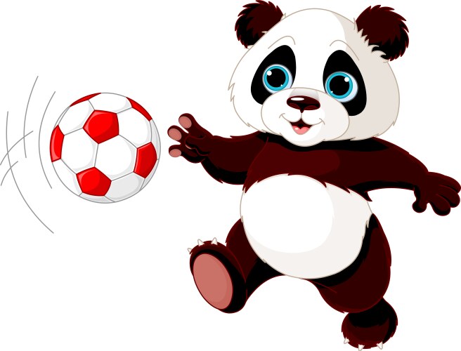 Cute panda Royalty Free Vector Image - VectorStock