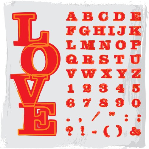 Red Alphabet Vector Images (over 220,000)