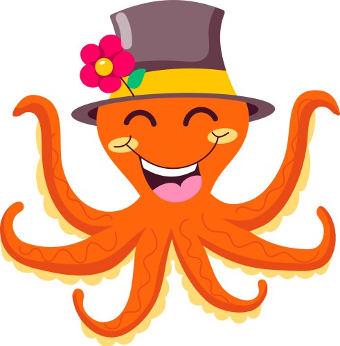 Octopus Top Hat Vector Images (73)