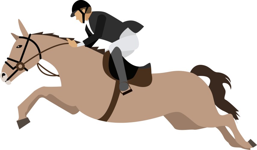Man riding horse-drawn carriage icon Royalty Free Vector