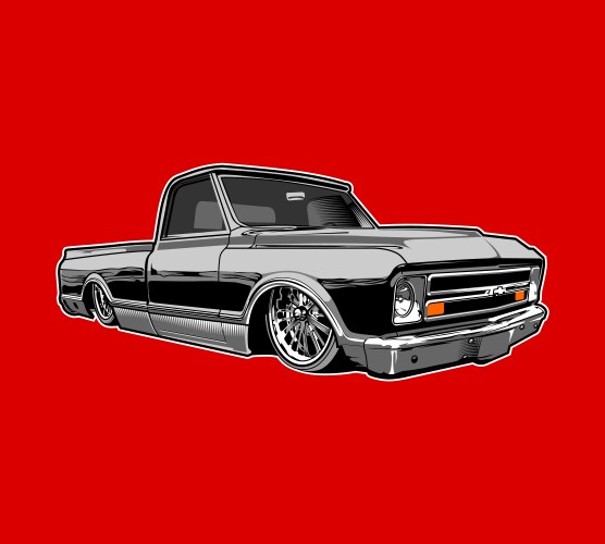 Lowered Truck Vector Images (71)