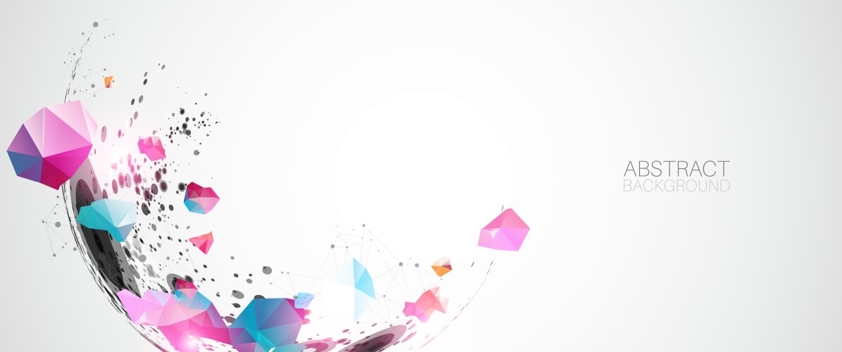 Abstract background made with half spheres Vector Image