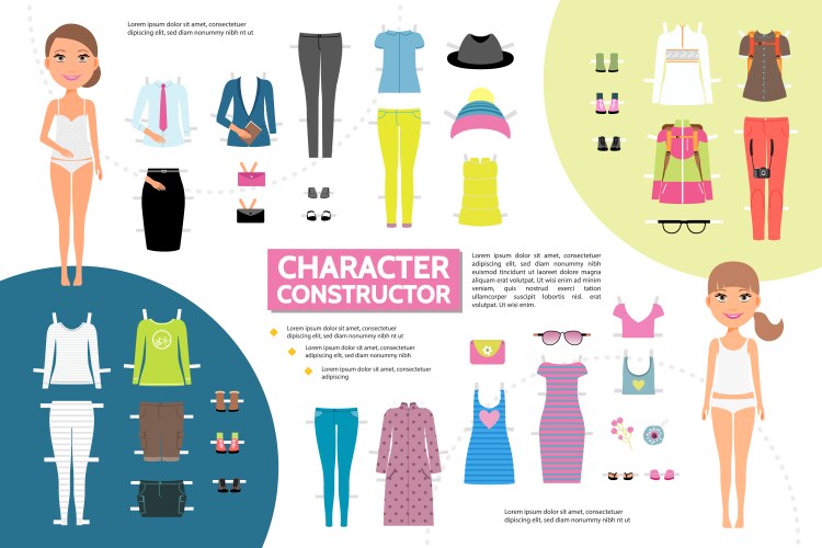 Character Creation Vector Images (over 12,000)