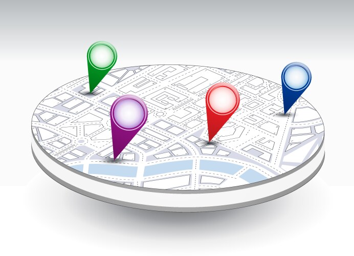 Map symbols Royalty Free Vector Image - VectorStock