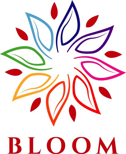 Inflatables bounce slide logo design template Vector Image