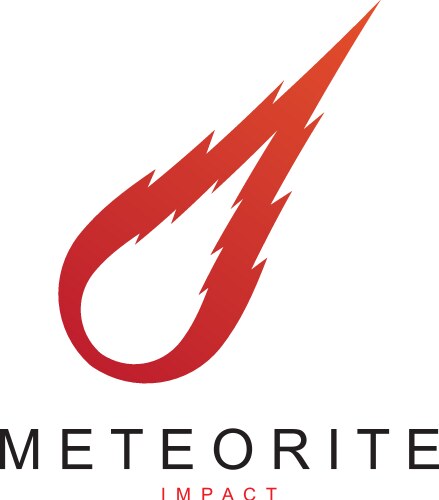 Meteor logo Royalty Free Vector Image - VectorStock