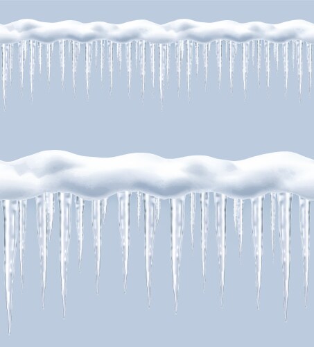 Ice Sickle Clip Art Boarder